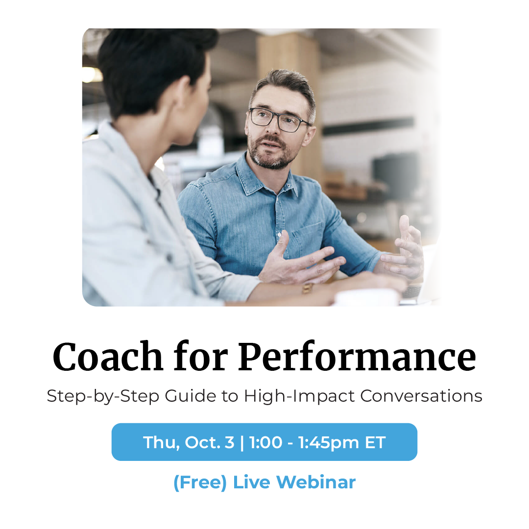 Coach for Performance Webinar | Interaction Associates